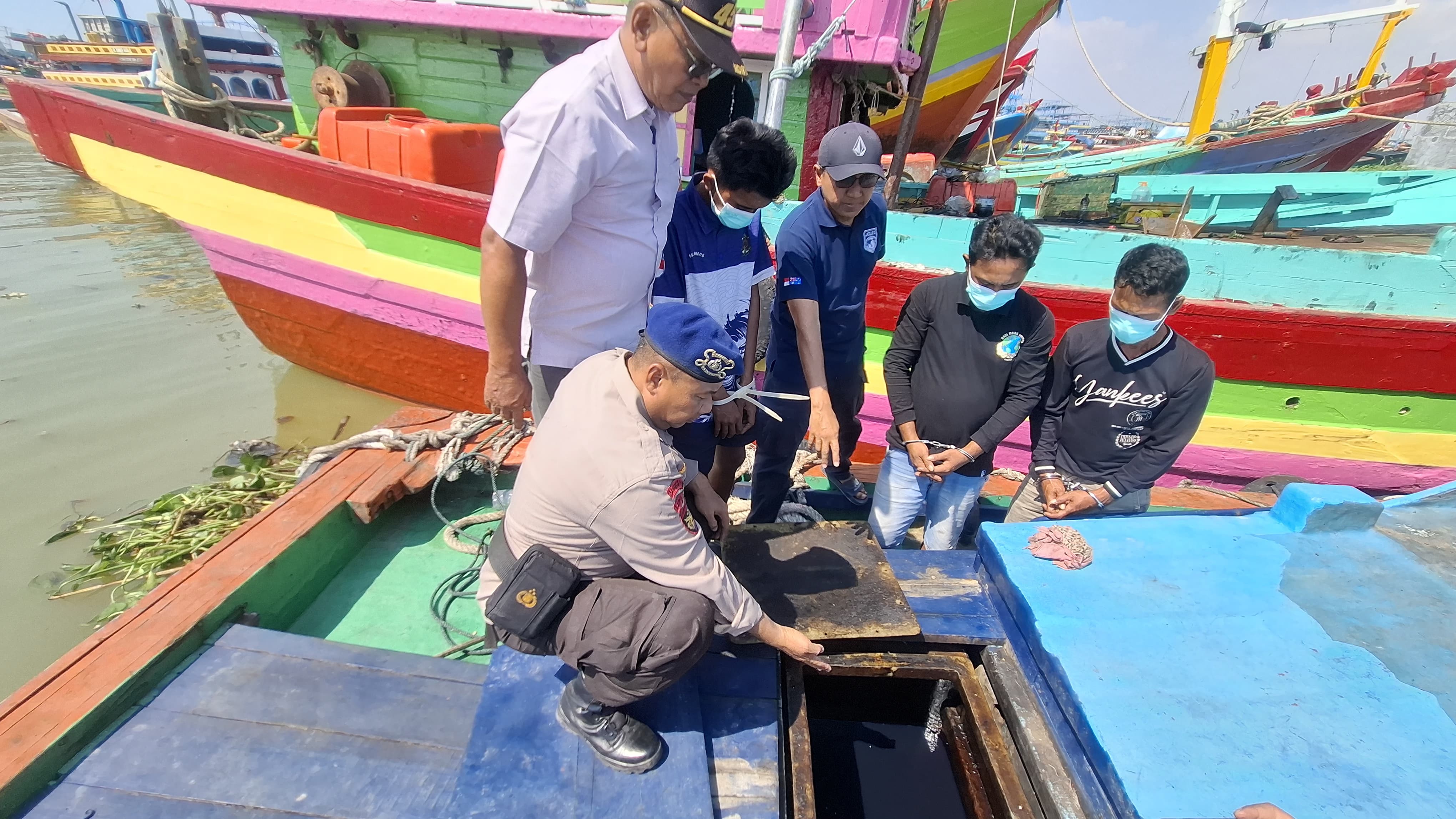Tikus tikus Kapal di Dermaga Juwana Beraksi, Polresta Pati Tangkap Tiga ...
